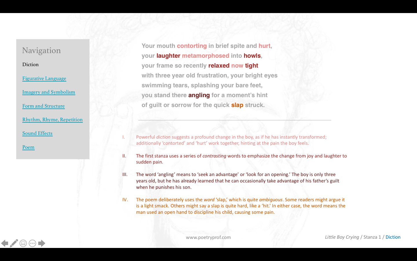 Little Boy Crying – Poetry Prof