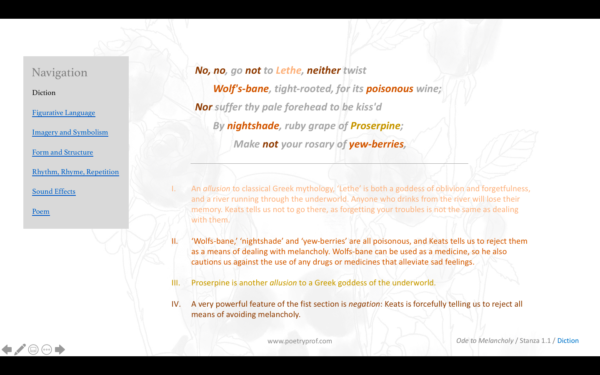 Ode on Melancholy – Poetry Prof